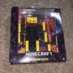 Minecraft | Toys | Mattel Minecraft Blaze Action Figure With Spinning ...